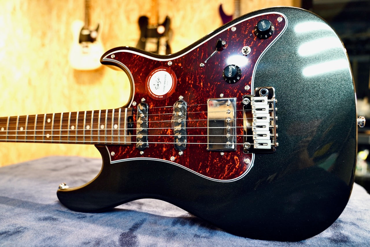 Shijie - TM-4 - Metallic Black - Stainless Steel Fret - 2025