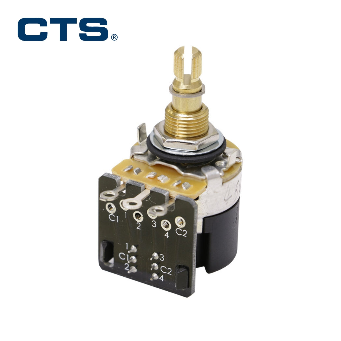 CTS - Audio Taper Push Pull Pot - Standard Split-Shaft
